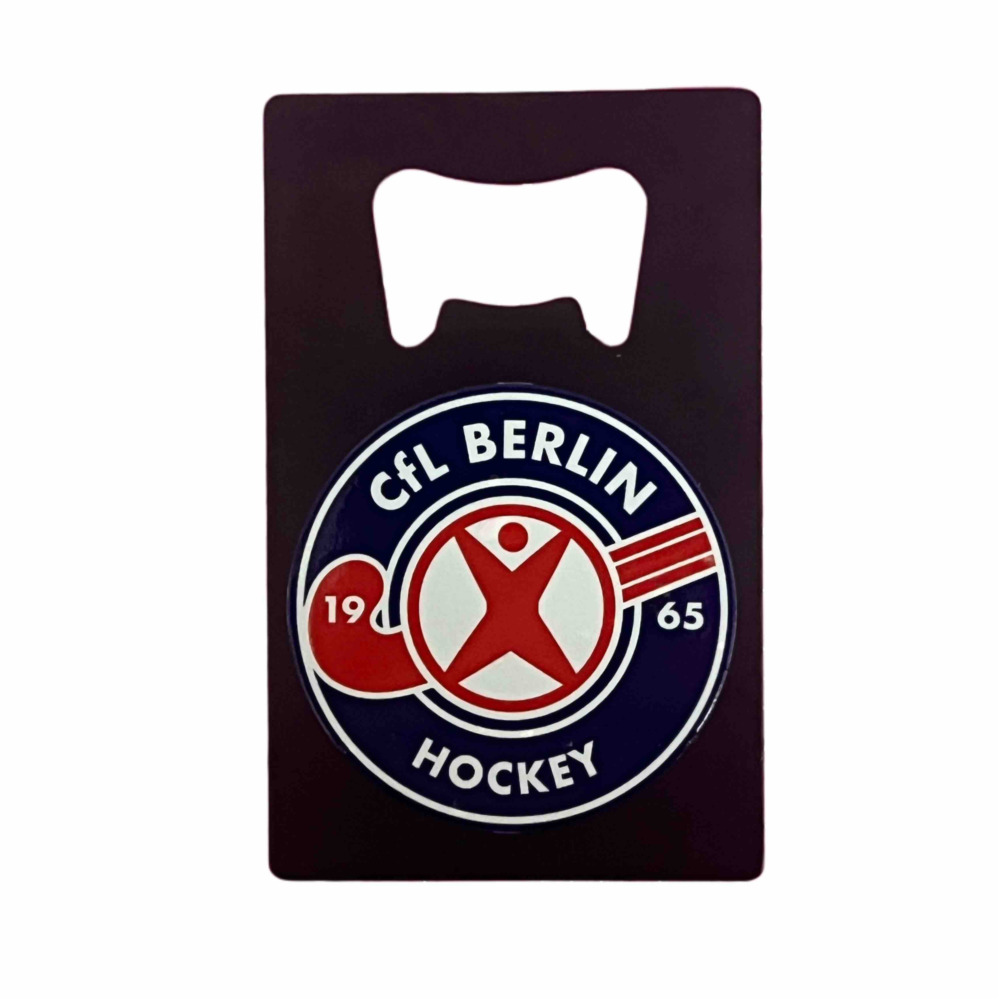 all2merch - Flaschenöffner schwarz - CfL Logo (Geldkartengröße)